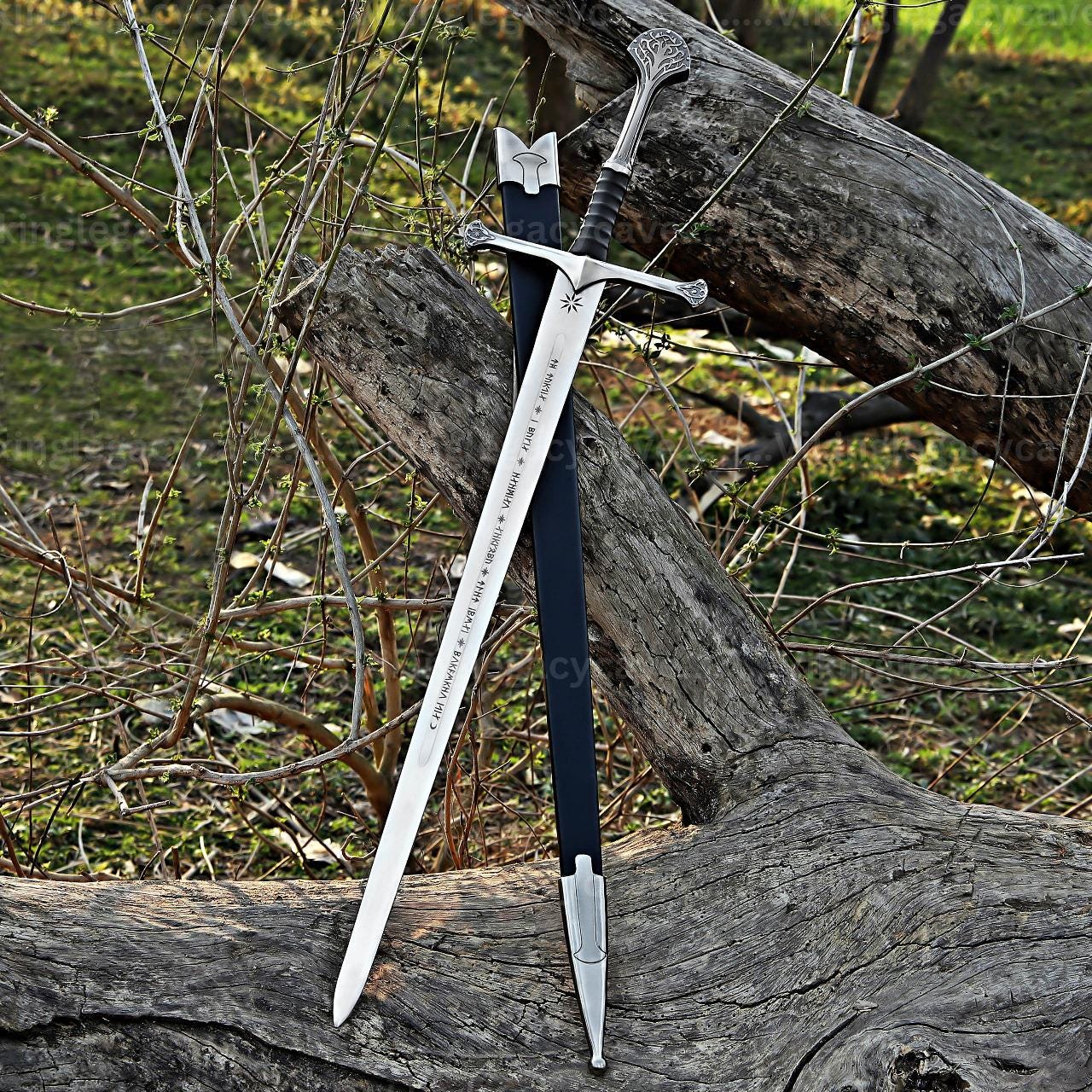 Viking Sword Gift Medieval Sword for Home Decor Christmas Gift Cosplay ...