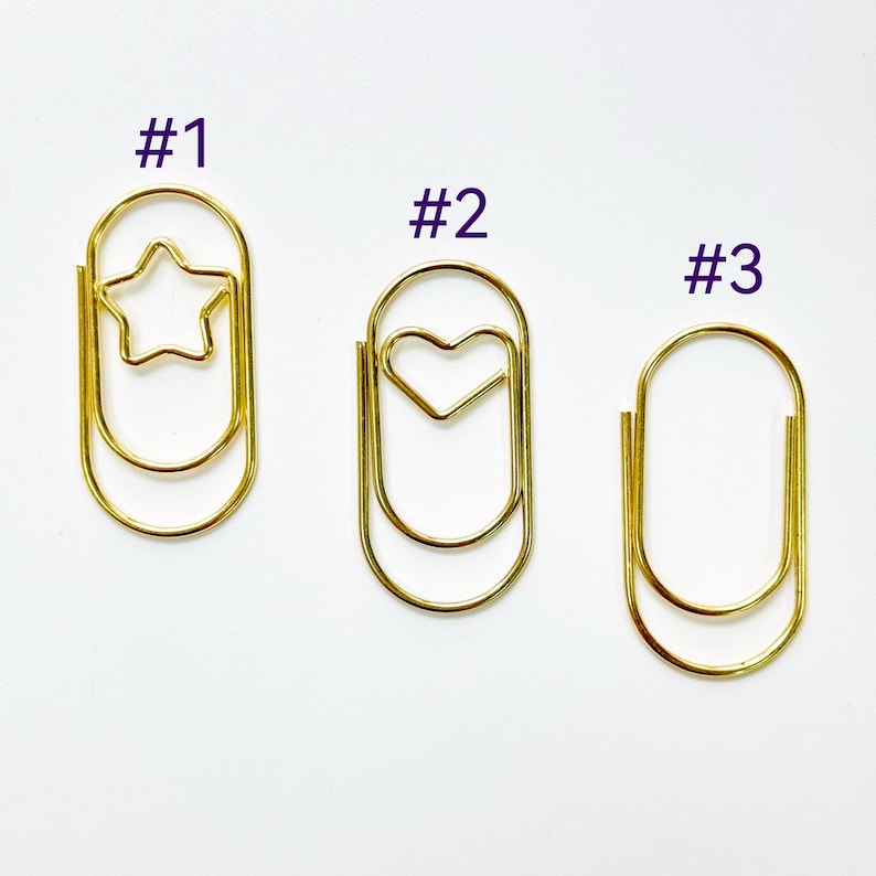 Personalized Cross Paper Clip, Custom Initial Planner Accessories, Page ...