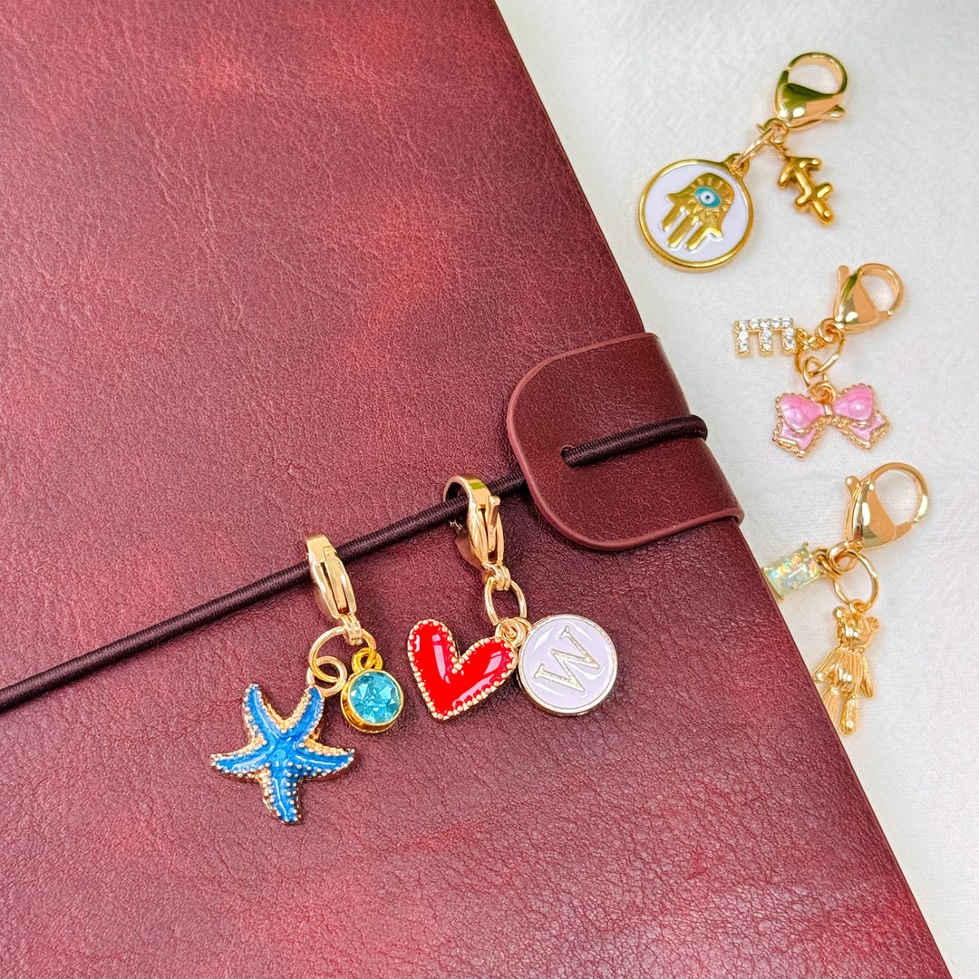 Pendant for Traveler's Notebook, Notebook Charm, Journal Charm, Planner ...