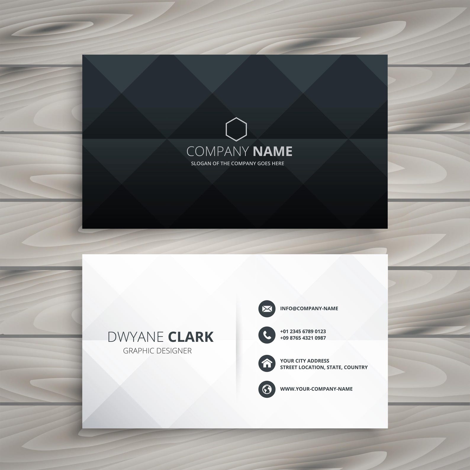 Business Card, Card Design, Template, Photoshop, File, Elegant Design ...