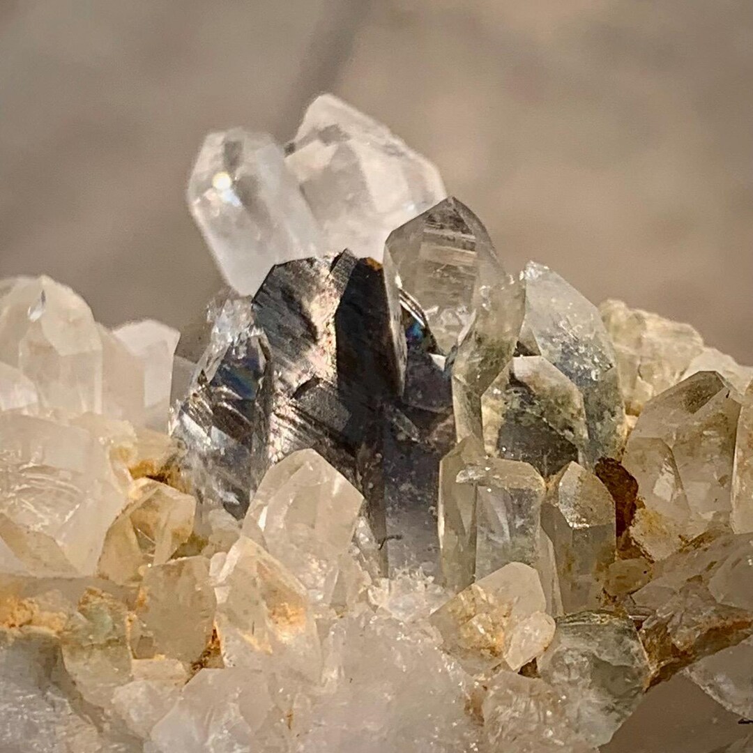 Brookite Crystal on Quartz Matrix: Balochistan Mineral Specimen, 73g - Etsy