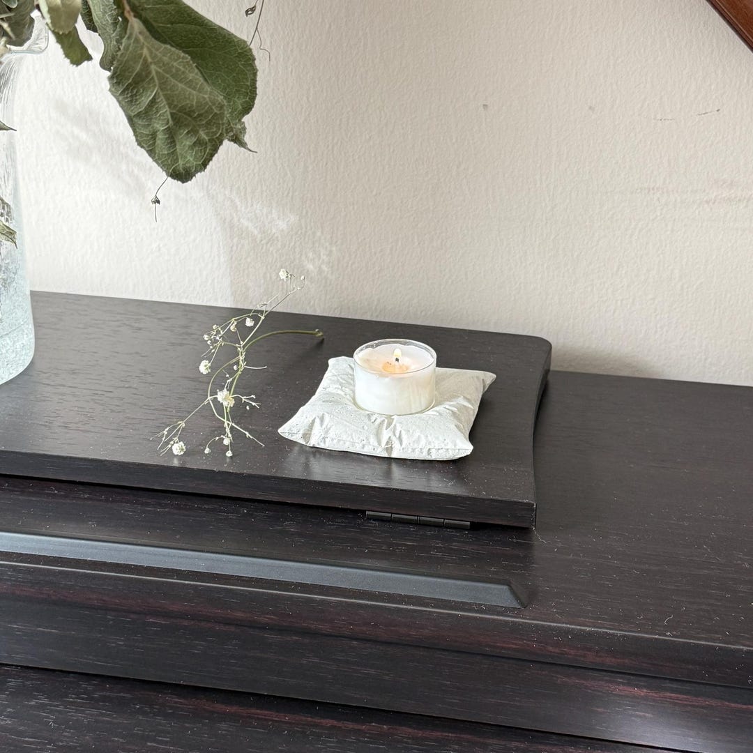 Concrete Pillow Candle Holder, Handmade, Handcrafted, Home Décor, for ...