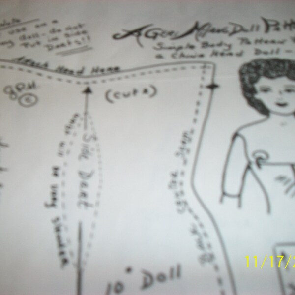 Porcelain Doll Body Patterns - Etsy