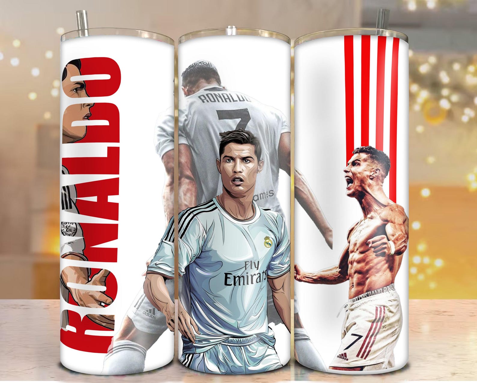 Personalized Cristiano Ronaldo Tumbler: CR7 Soccer Fan Gift - Etsy