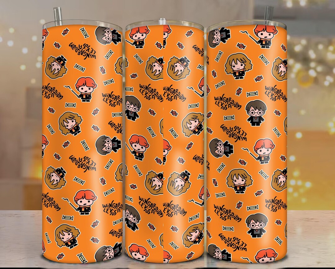 Harry Potter Tumbler Wrap | 20oz Stainless Steel Cup | Magic Wizard ...