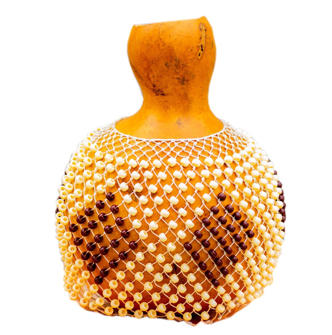 Shekere African Musical Instrument, Beaded Maracas, Percussion Shaker ...