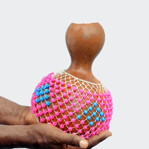 Shekere African Musical Instrument, Beaded Maracas, Percussion Shaker ...