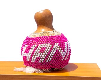 Shekere African Musical Instrument, Beaded Maracas, Percussion Shaker ...