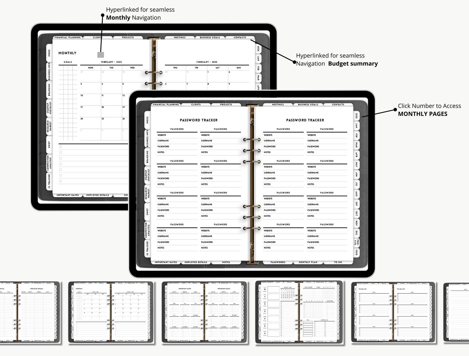 Digital Business Planner - Etsy