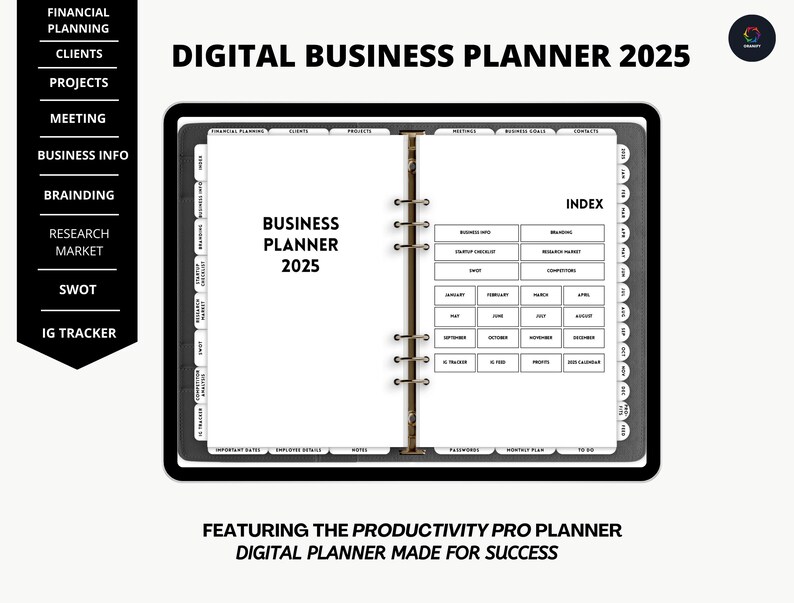 Digital Business Planner - Etsy