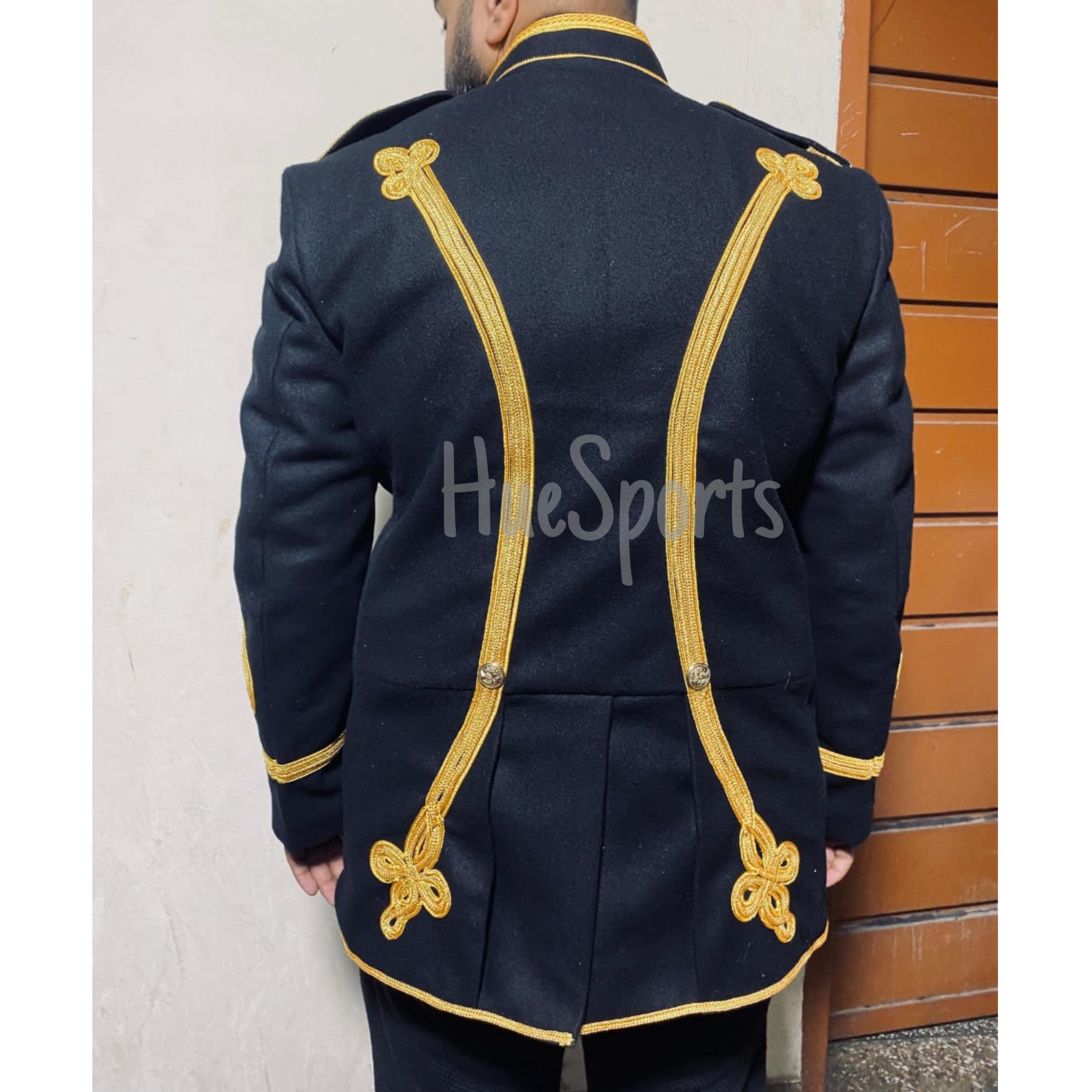 Handmade 19th Century Hussars Officer's Tunic Jacket | Custom Military ...