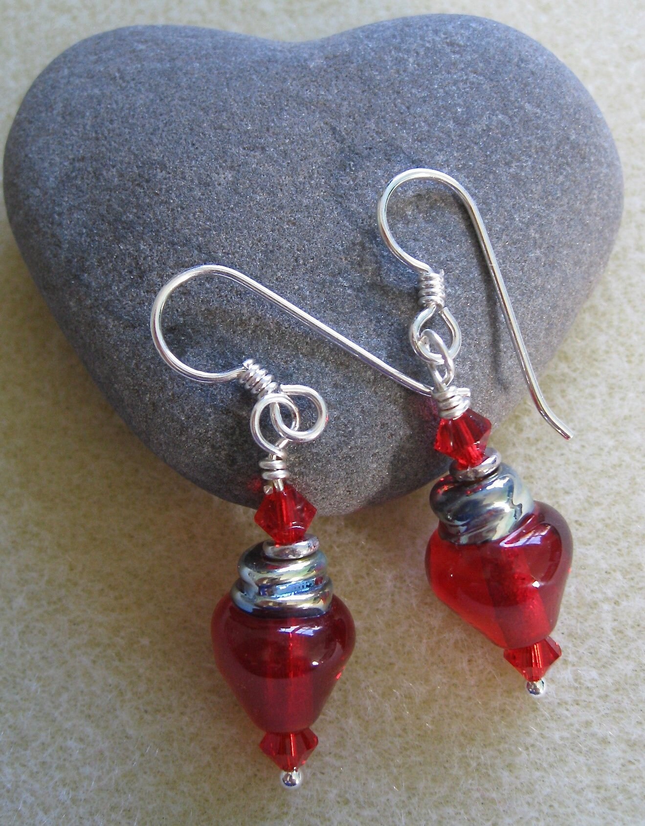 Bright Red Holiday Light Bulb Earrings - Etsy