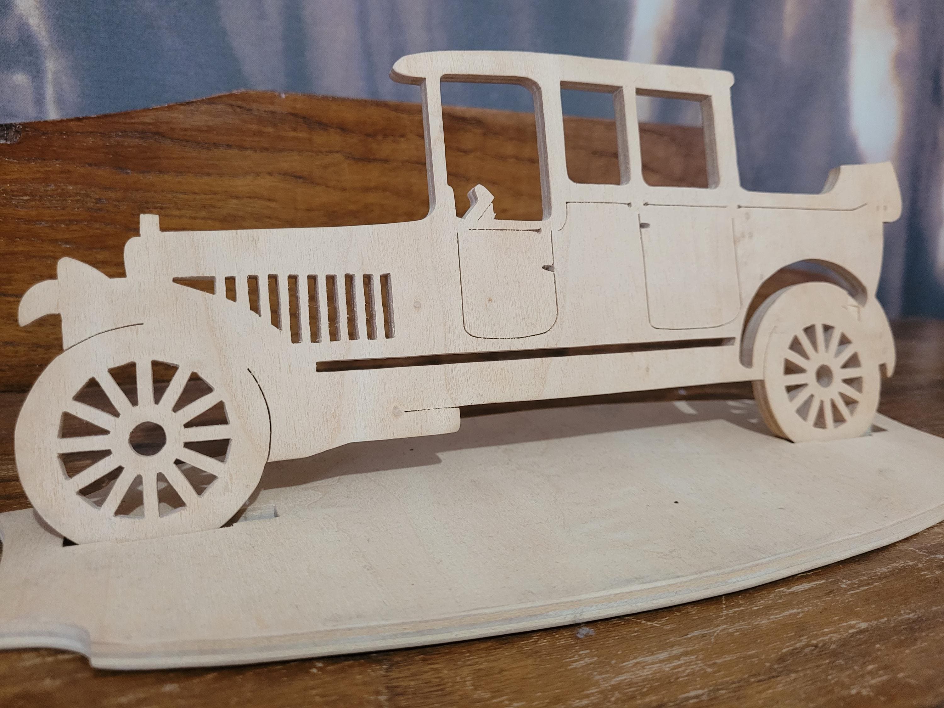 Handmade Scroll Saw Classic Car Home Decor - Etsy