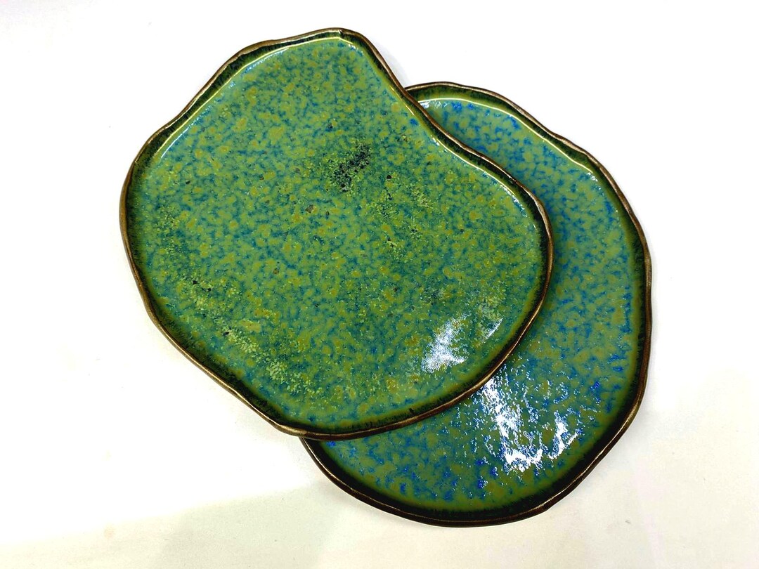 Unique Dinnerware Set,organic Shaped Handmade Ceramics. Fine Dining ...