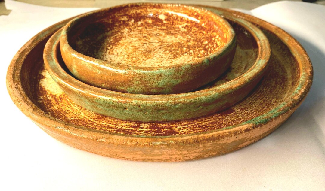 Handmade 2 Person Dining Set, Ceramic Dining Set, Dinnerware Set ...