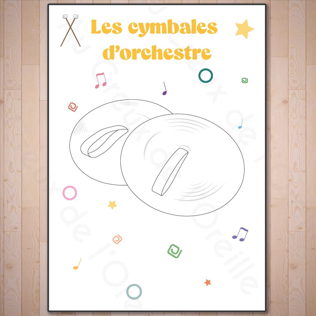 Cymbals Educational Sheet | Printable PDF | JPG | PNG | Musical ...