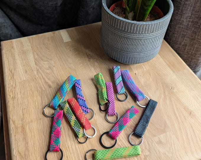 Recycled Climbing Rope Keyrings - Etsy UK