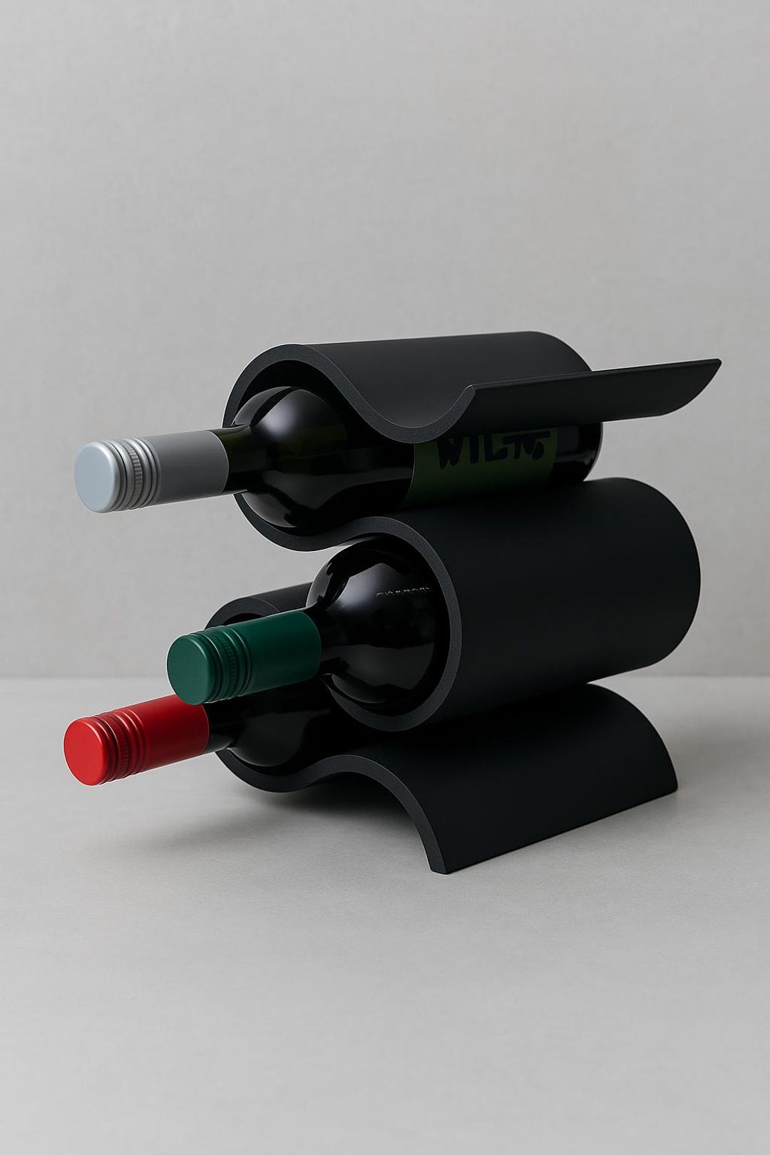 Modern Minimalist 3d-printed Wine Rack – Stylish & Functional - Etsy
