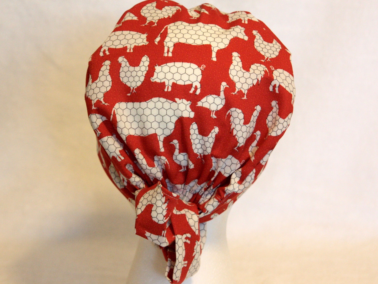 Surgical Scrub Hat, Animal, Vet Cap, Chicken, Cow, Pig, Scrub Hats ...