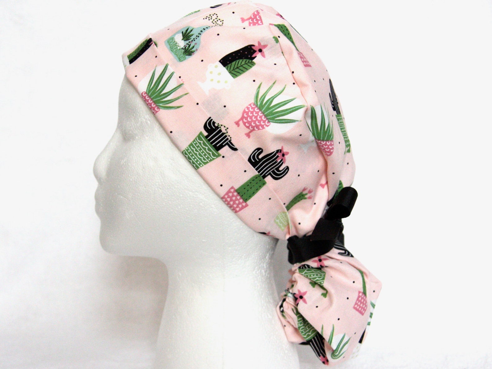 Scrub Cap Ponytail Scrub Cap Scrub Ponytail Hat Medical | Etsy