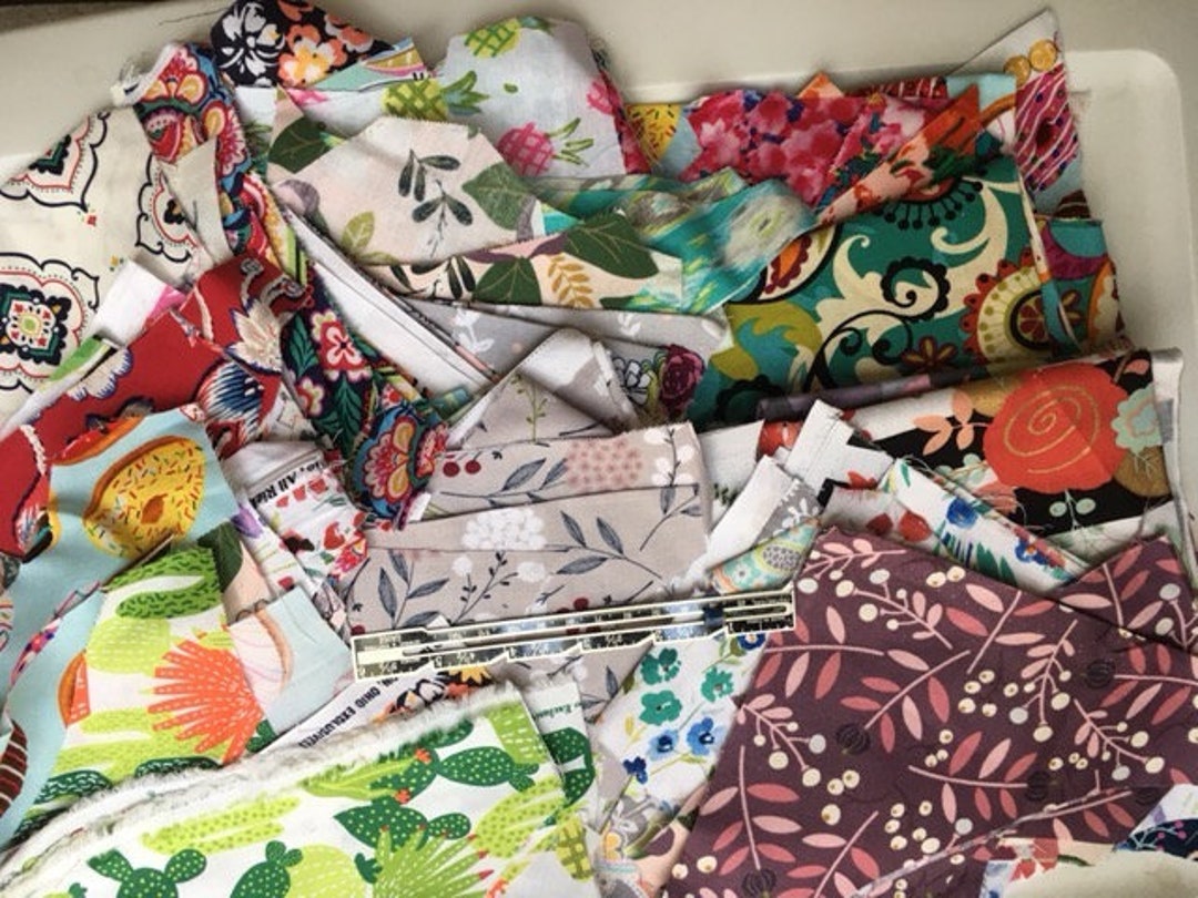 Fabric Scraps, Scrap Fabric, Quilting Fabric Scraps, Fabric Pieces ...
