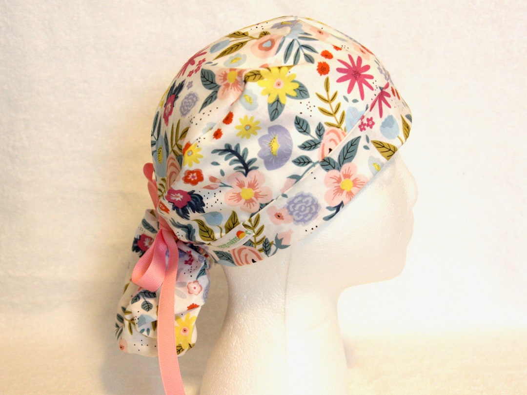 Scrub Cap, Ponytail Scrub Cap, Ponytail Scrub Hat, Scrub Hat, Surgical ...