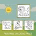 Jungle Animals Coloring Book: 50 Safari Activity Pages (PDF Download ...