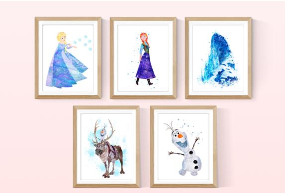Frozen Prints Set - Etsy