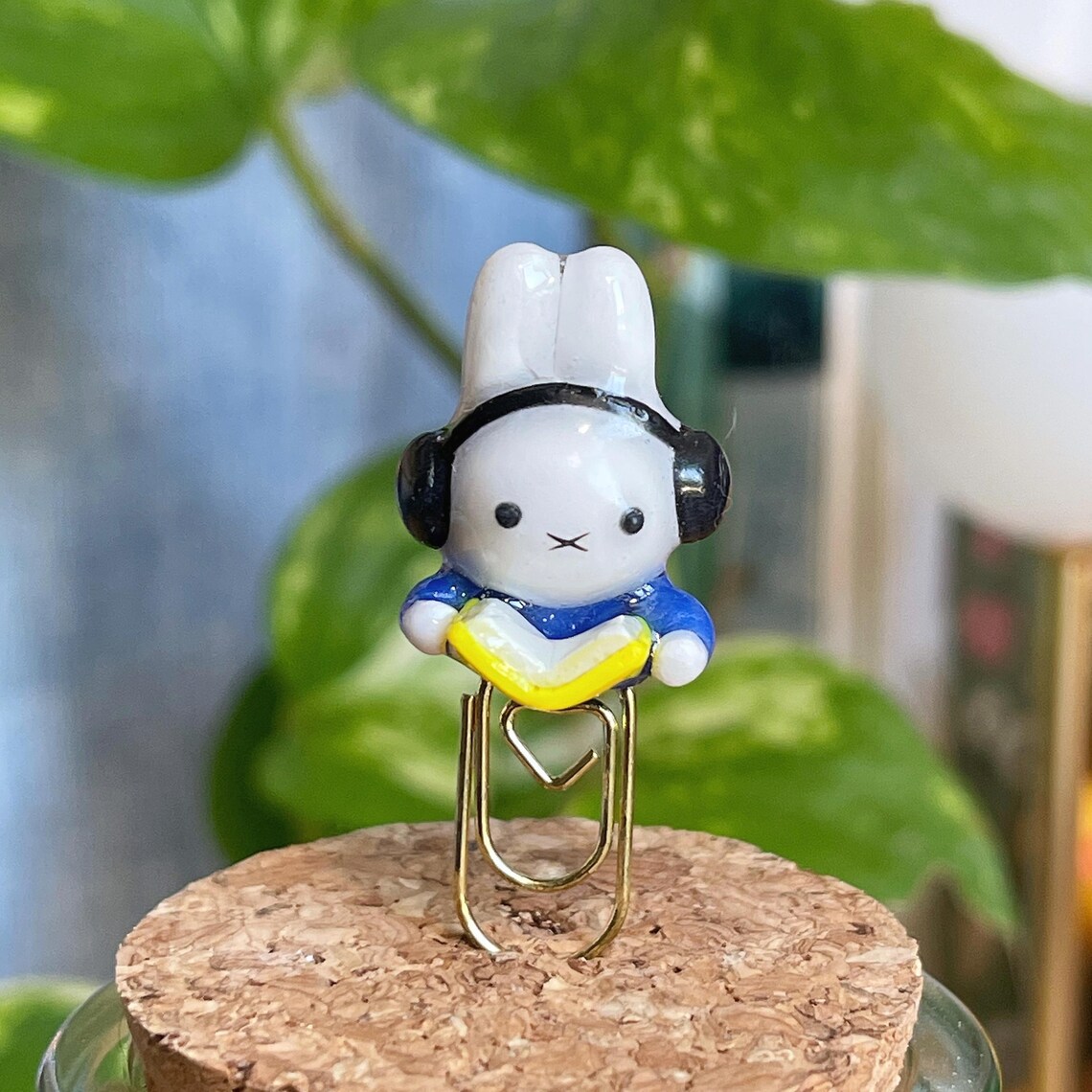 Miffy Clay Bookmark | Mini Handmade Polymer Clay Art | Laptop Miffy ...