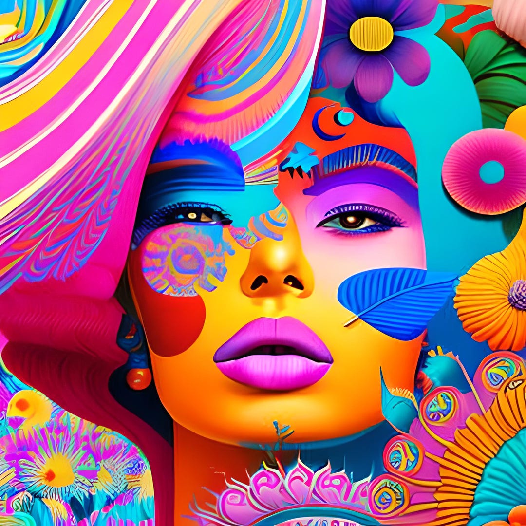 Emma – Pop Art Portrait Series as Wall Decoration File - Etsy