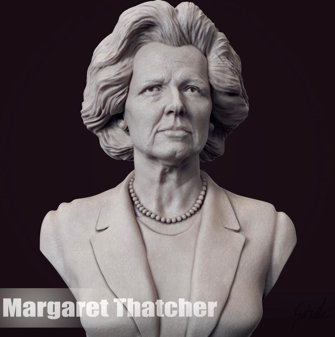 Margaret Thatcher 3d Print Model - Etsy