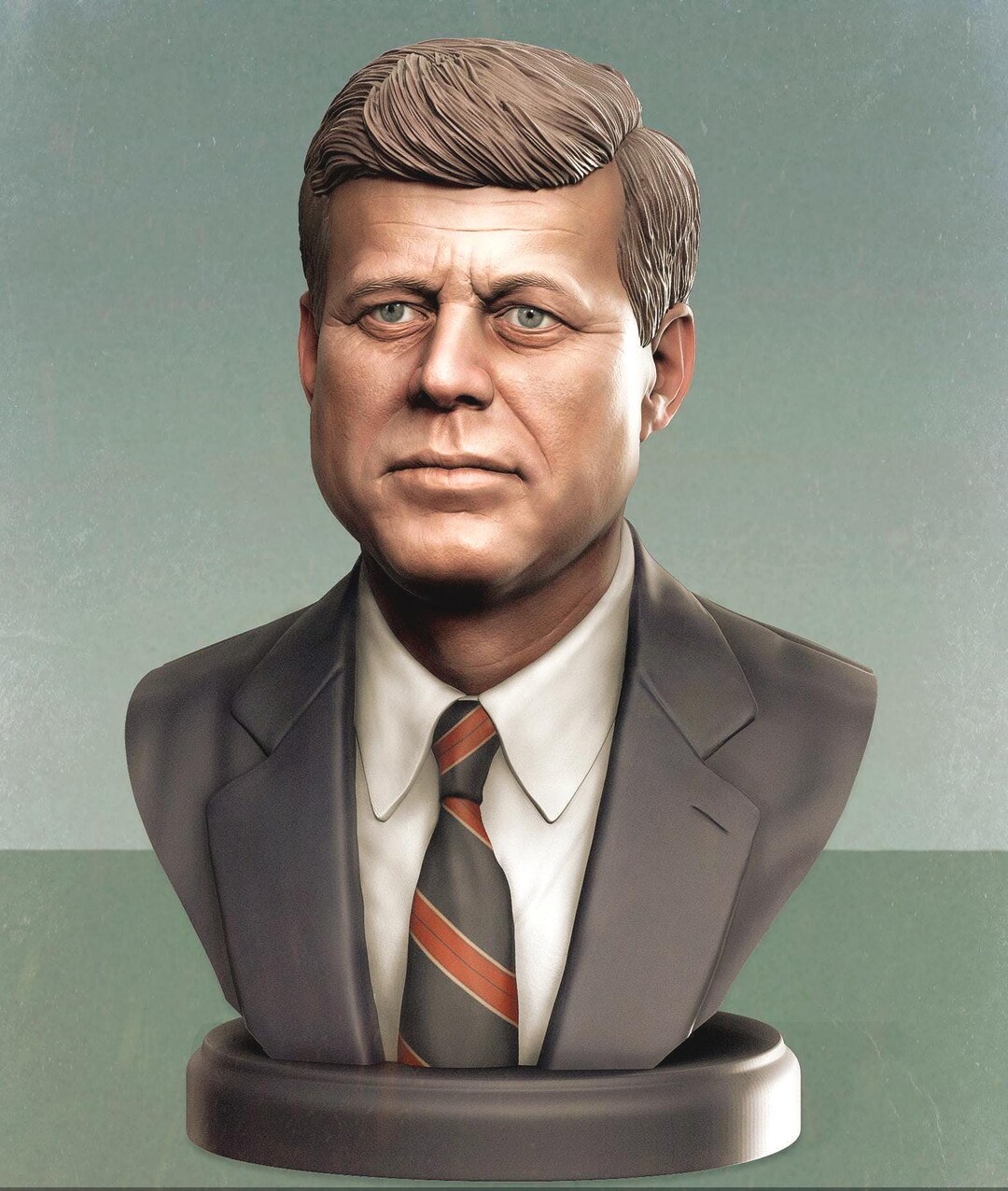 John Kennedy 3D Print Model - Etsy