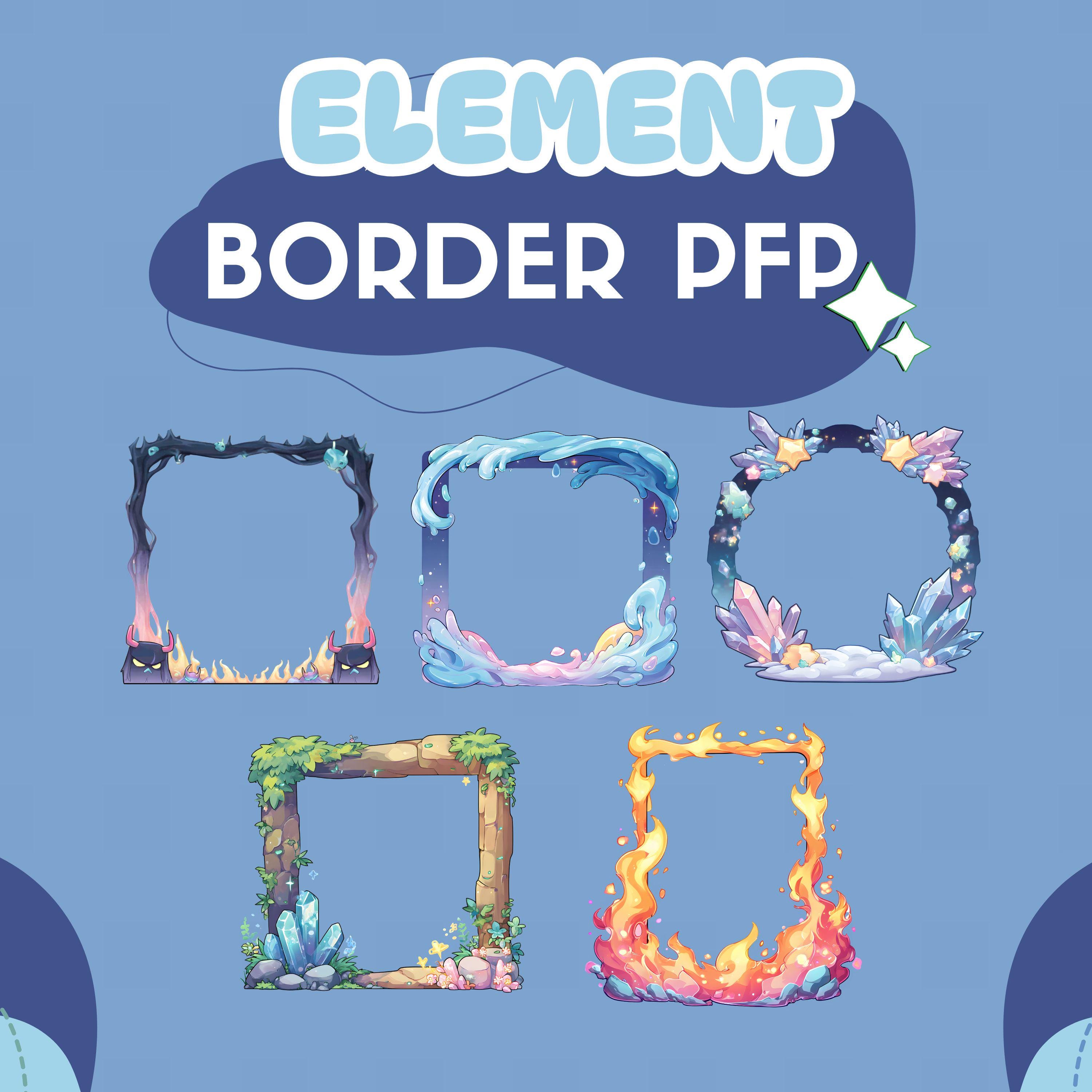 Webcam Frame Element / Vtuber / Kawaii / Fun / Colorful / Border - Etsy