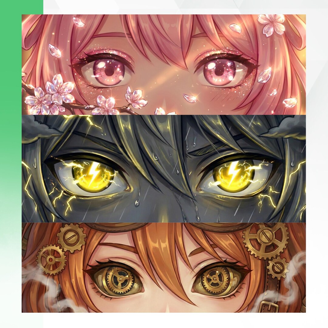 Eye Banner for Streaming Vtuber & Pngtuber Overlay - Etsy