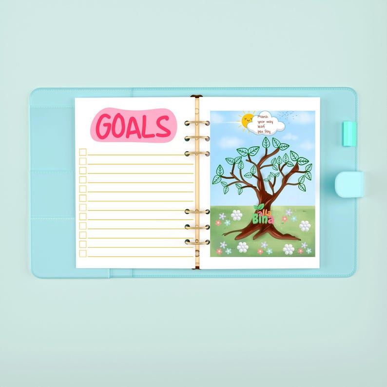 Printable Habit Tracker | Tree-themed Habit Tracker | Monthly & Daily ...