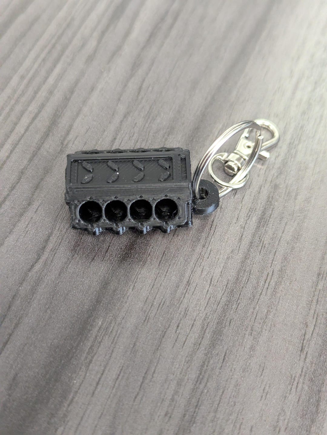 Mini Engine Block Keychain | 3D Printed Car Engine Gift for Gearheads ...