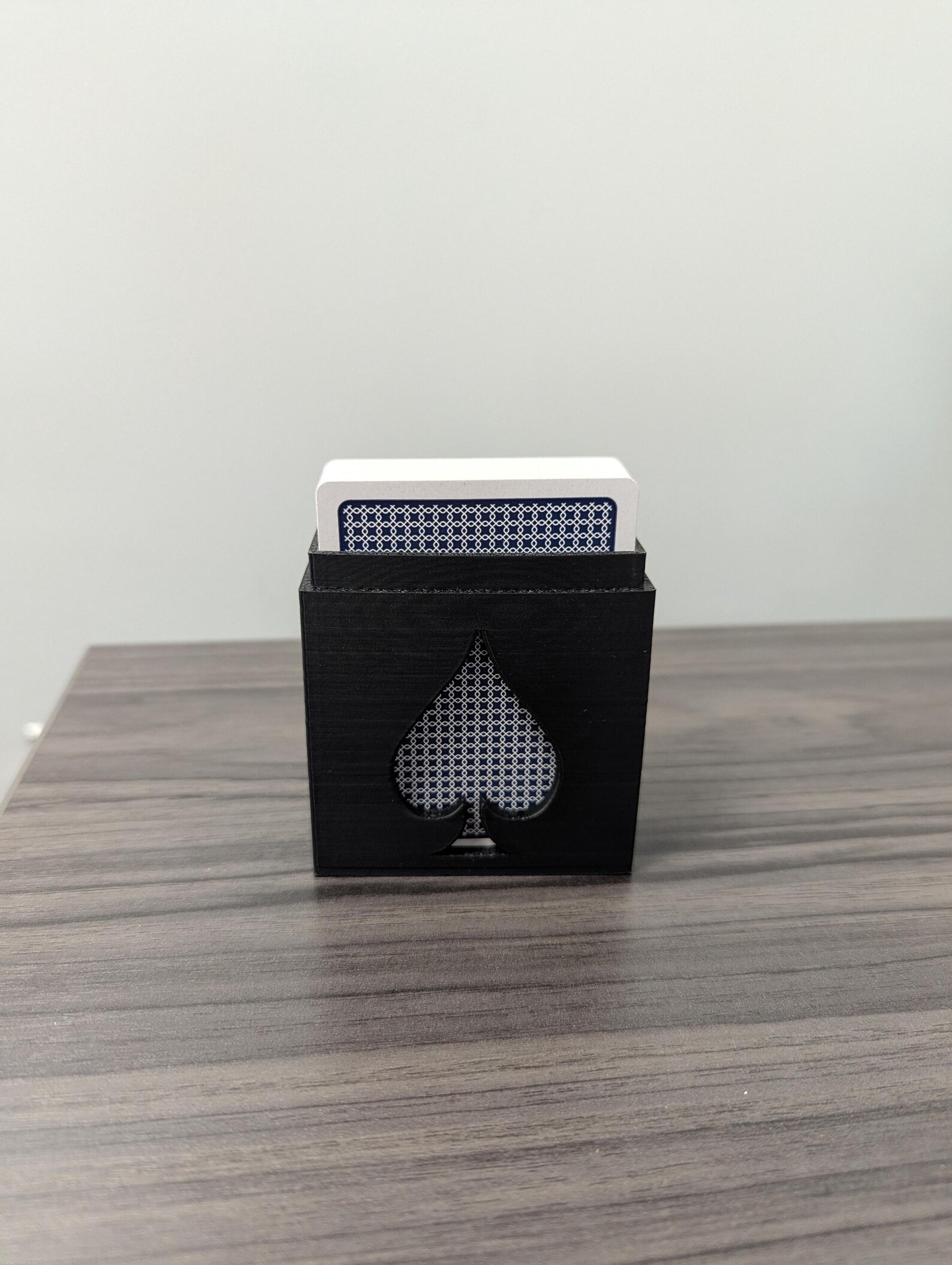 3D Printed Playing Card Case With Spade Cutout – Deck Holder for Poker ...