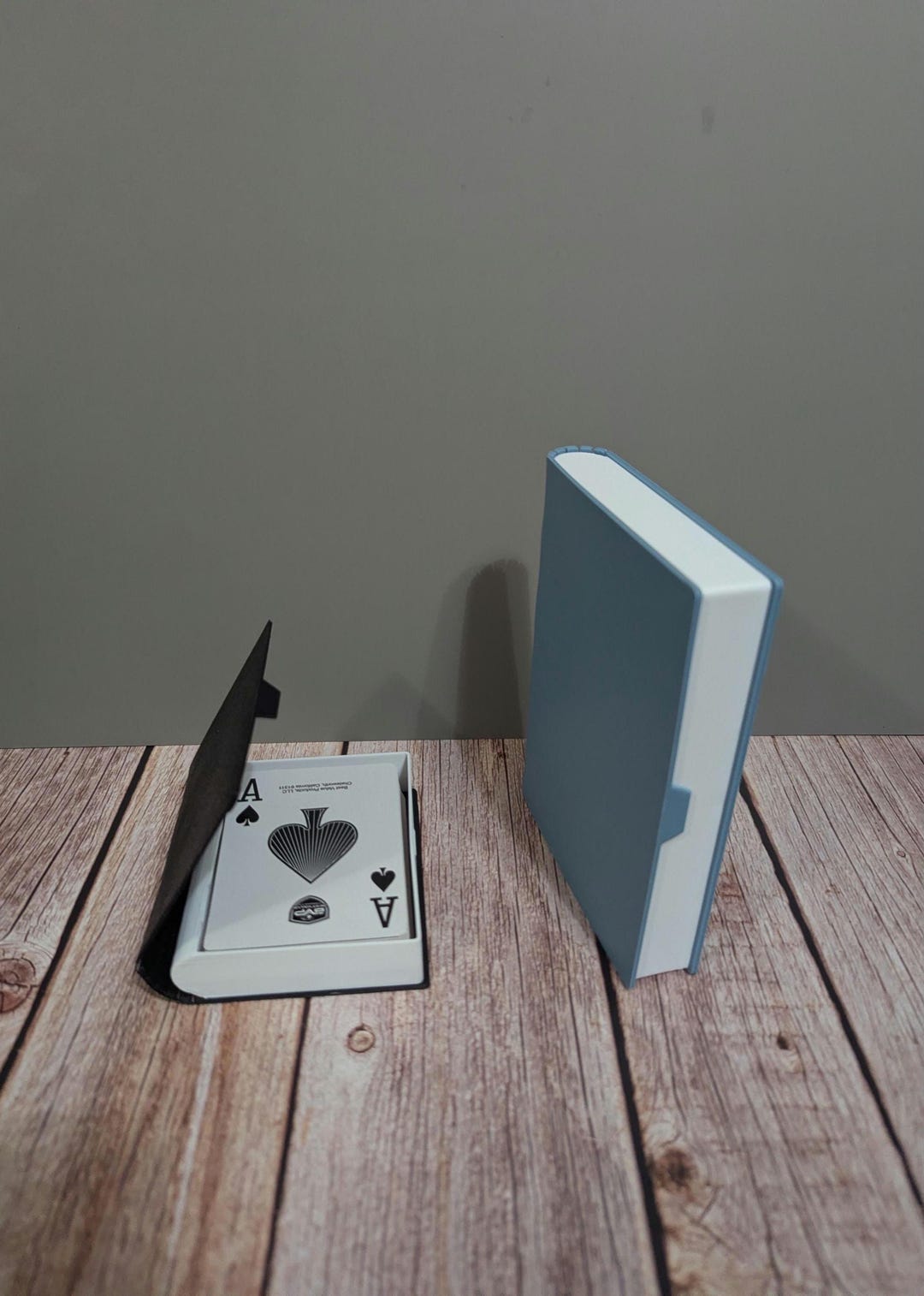 Book Style 3D Printed Playing Card Case | Card Storage Box for Poker or ...