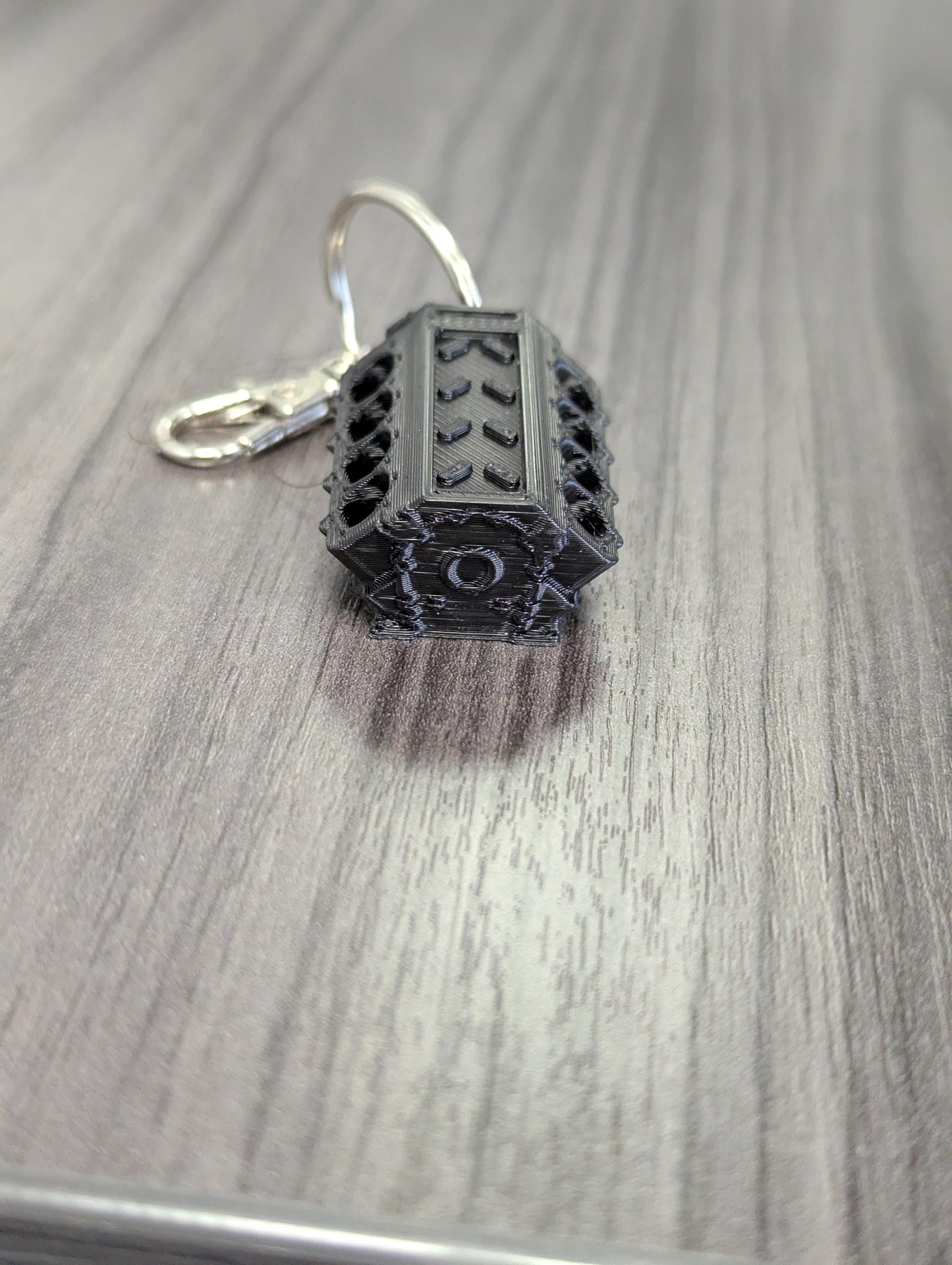 Mini Engine Block Keychain | 3D Printed Car Engine Gift for Gearheads ...