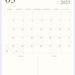 PDF Printable - Japanese MUJI Style Calendar -download 1 Sec Today ...