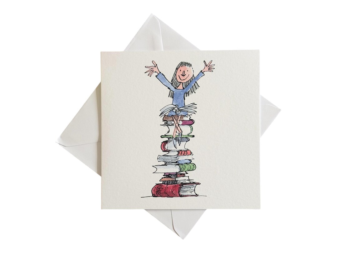 Quentin Blake Roald Dahl Card: Literary Art Greeting Card - Etsy