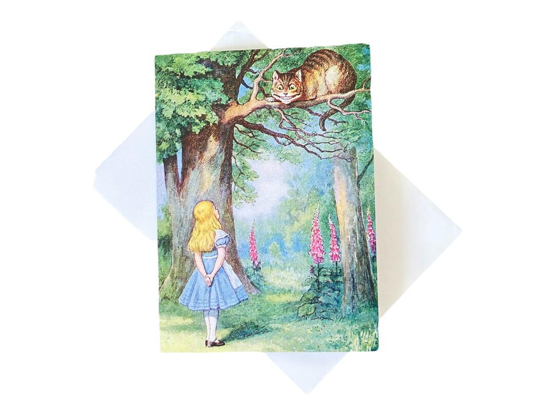 Alice in Wonderland Greeting Cards: Tenniel Illustrations - Etsy