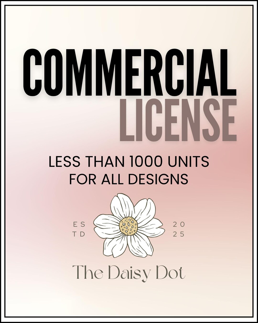 Commercial License for Digital Products | Extended Use for Small ...