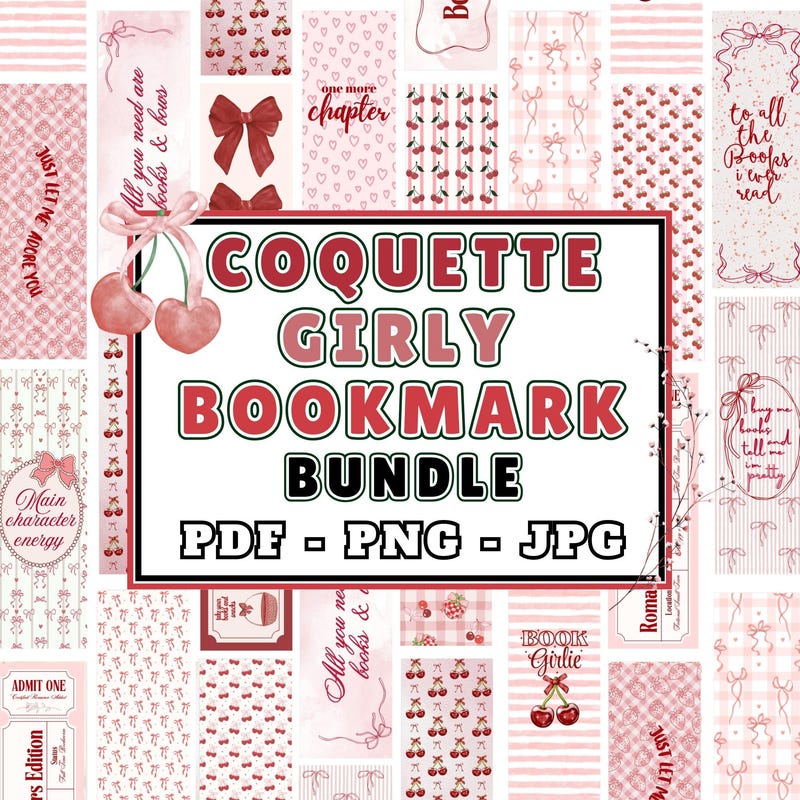 Cute Aesthetic Bookmarks - Etsy