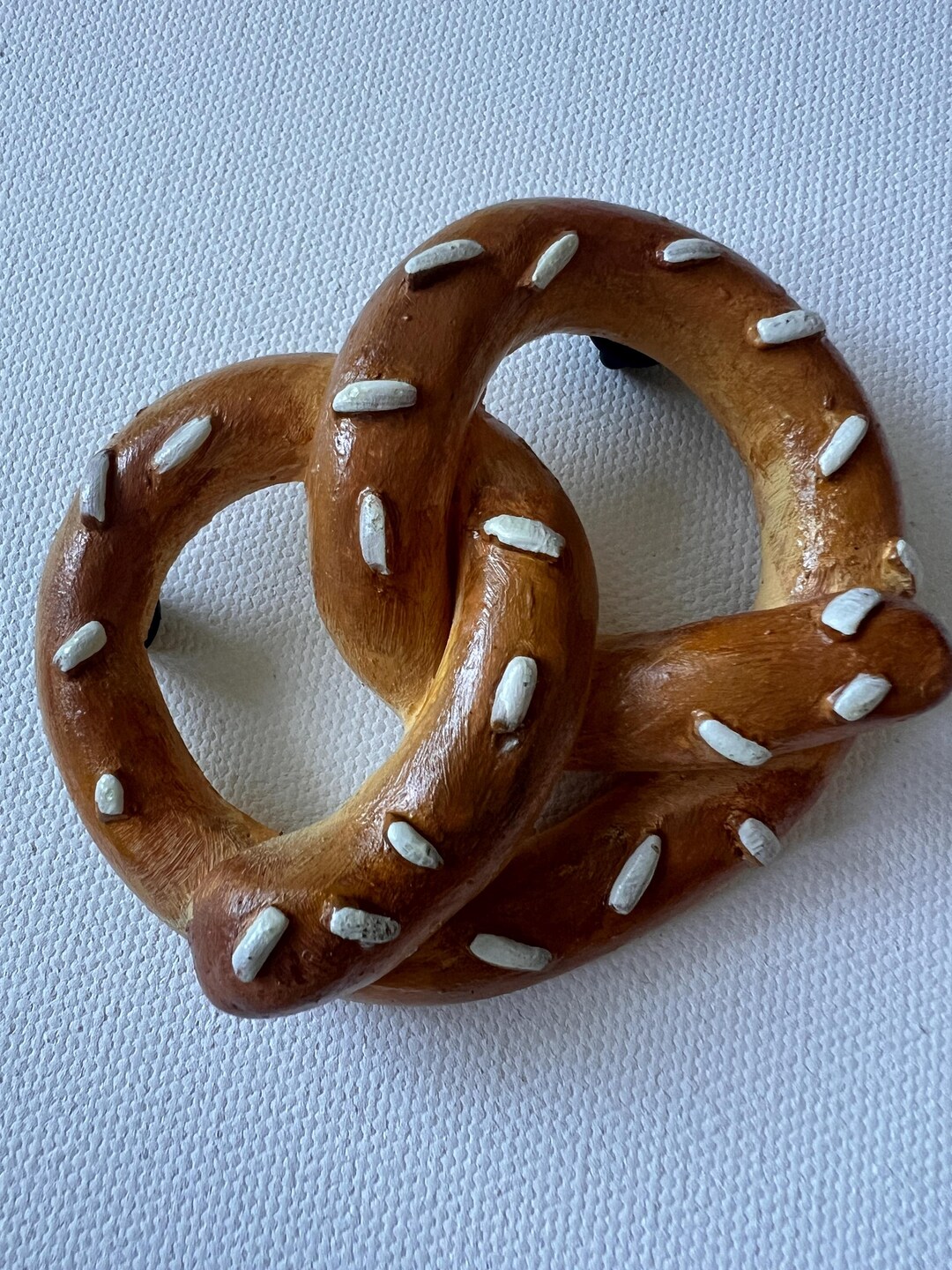 Pretzel Pin // Resin, Hand Painted - Etsy