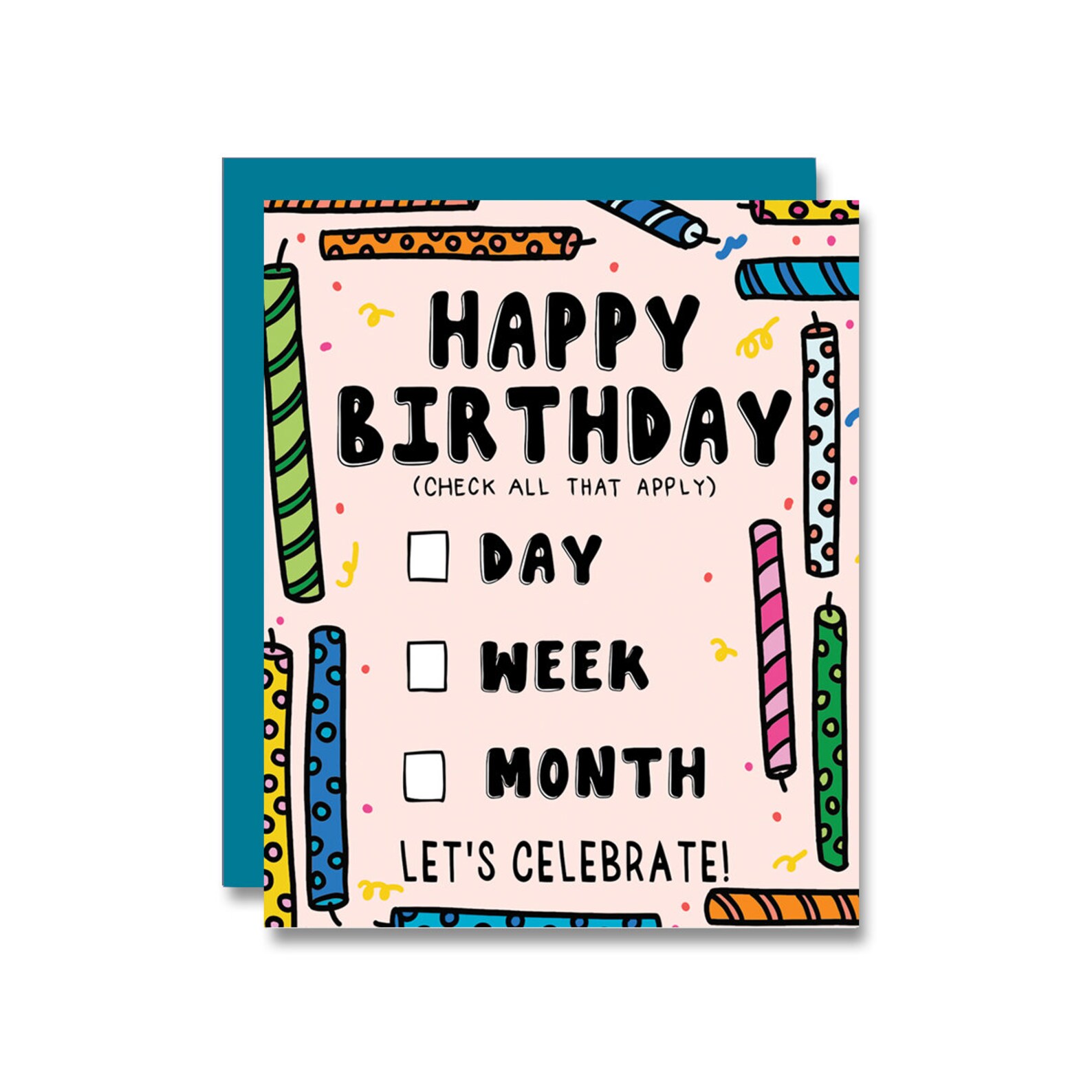 Happy Birthday Day...week...month Card - Etsy