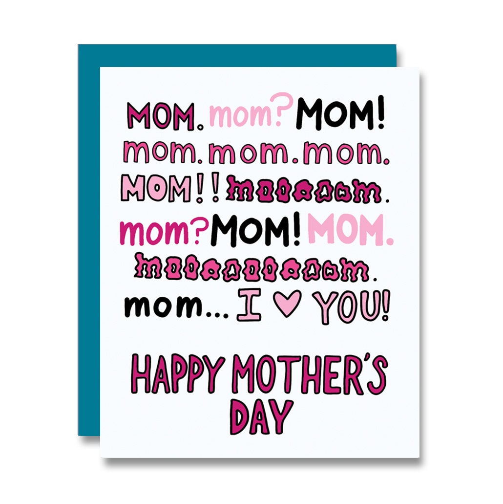 Need Mom, Mother's Day Card - Etsy