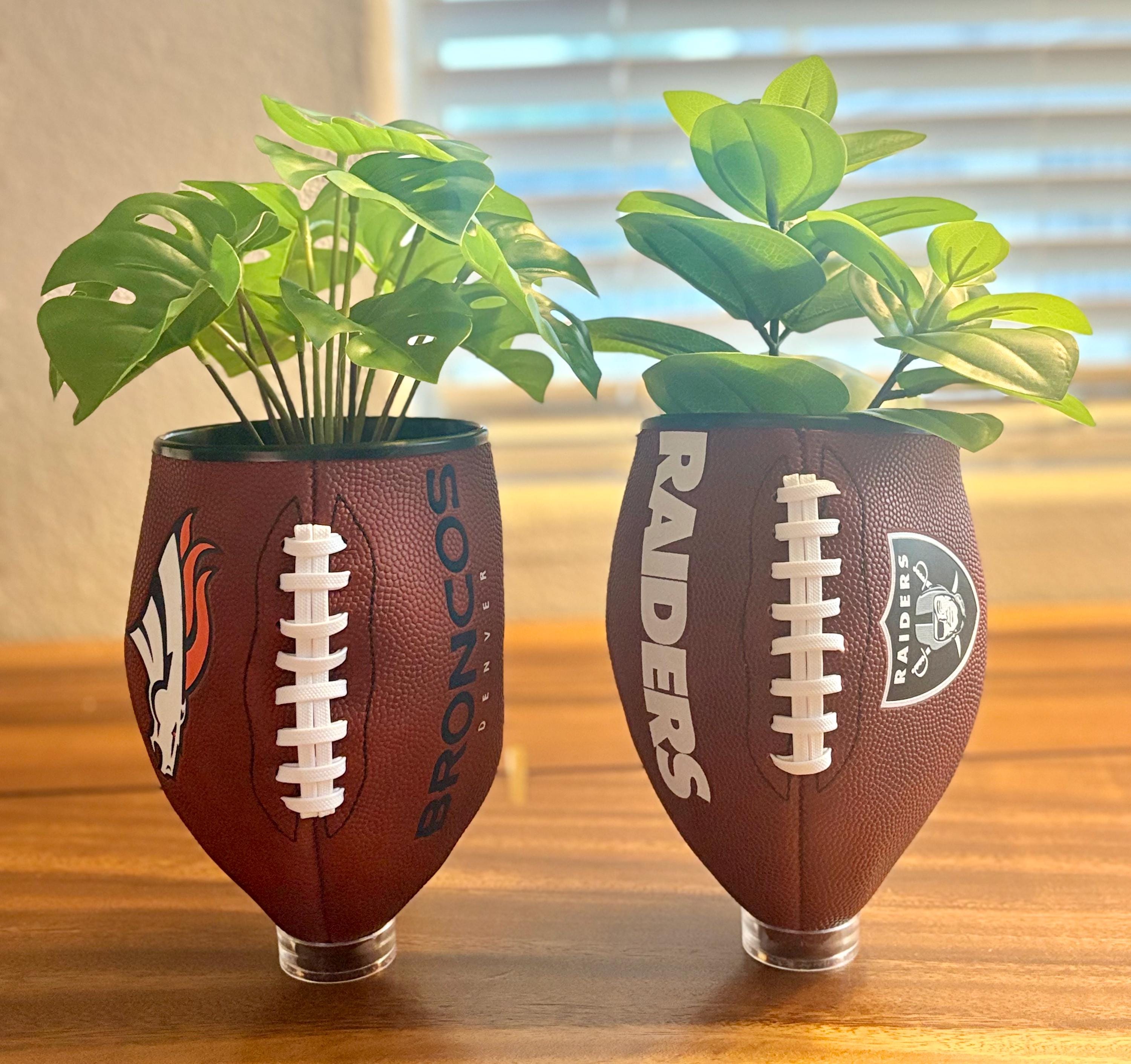 Custom NFL Team Football Planters - Etsy