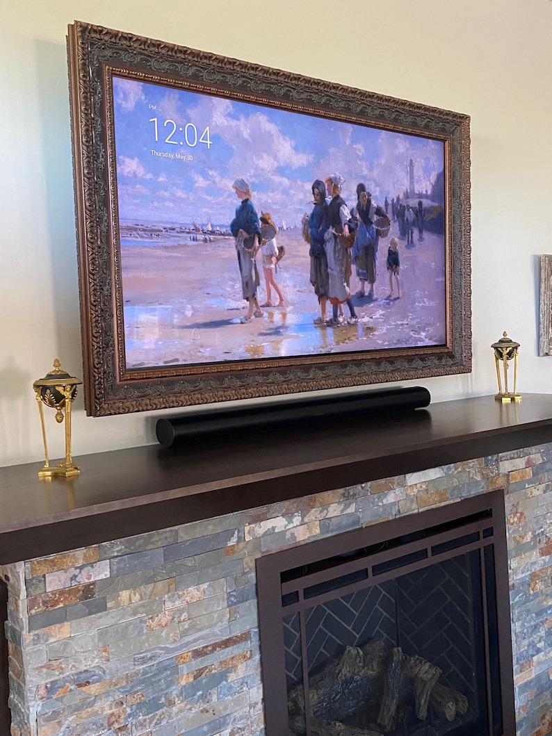 New Custom TV Frame for ANY Television From Flatscreen Framing , Wood ...