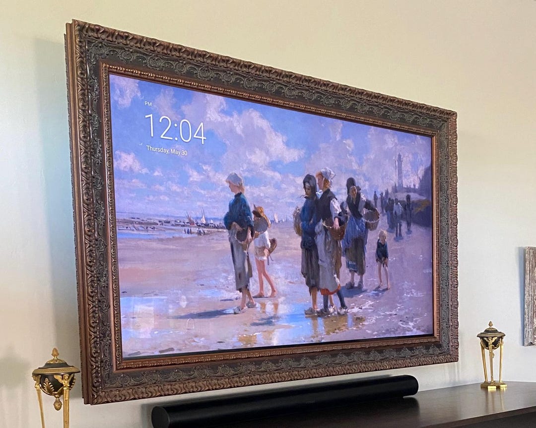 New Custom TV Frame for ANY Television From Flatscreen Framing , Wood ...